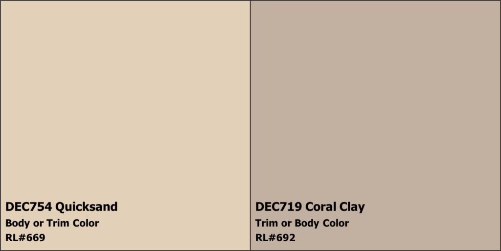 Approved Color Palette - Eagle Crest Ranch HoA